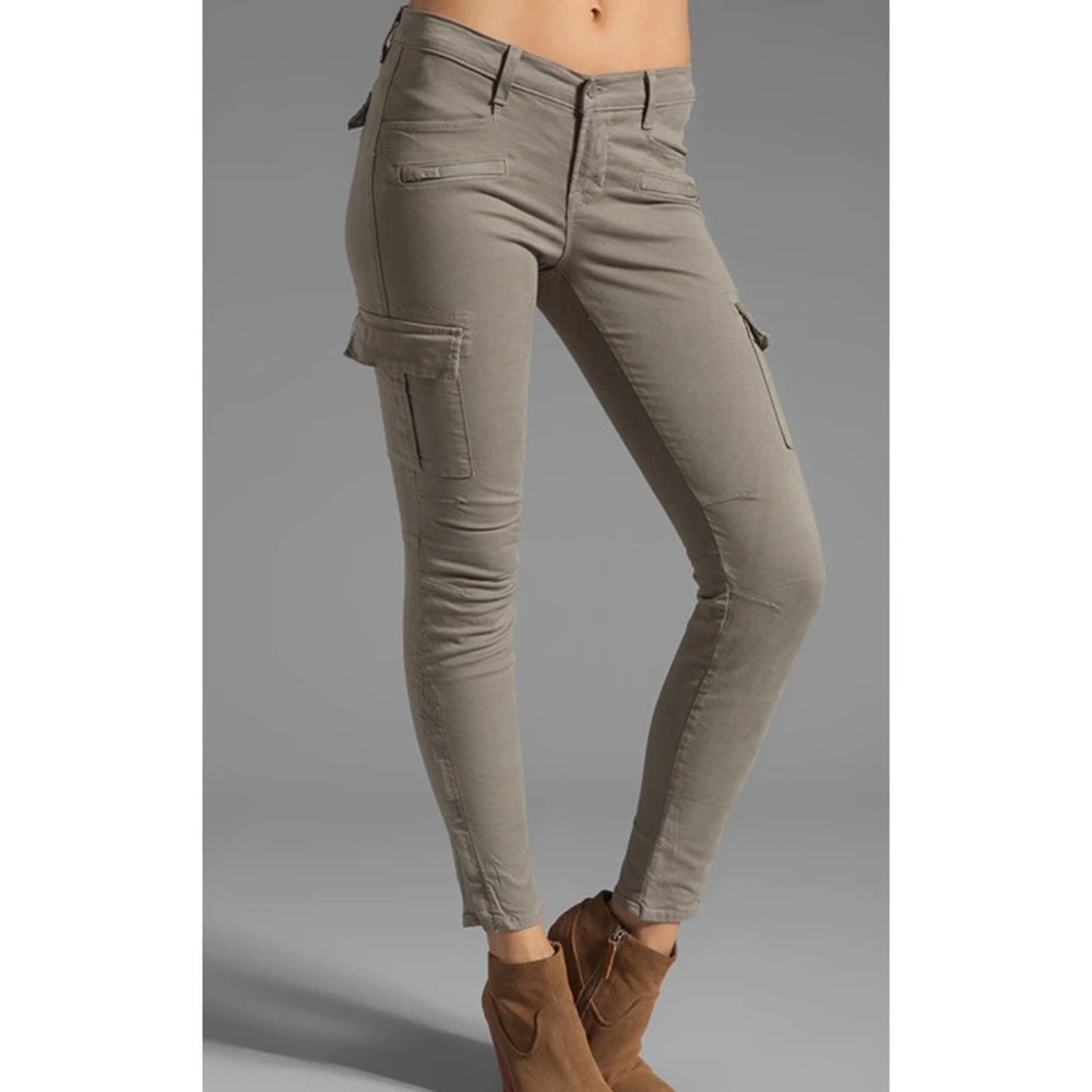 J Brand Grayson Cargo Skinny In Vintage Grey Denim - Gem